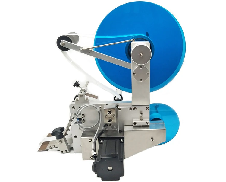 Adhesive Semi Automatic Bottle Flat Surface Sticker Labeling Machine ...