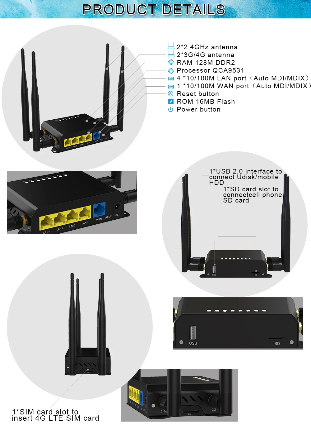 Zbt New Product 4g Lte Wireless Wifi Router Support Openwrt - Buy Wireless Router,4g Lte ...