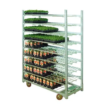 Welded Wire Greenhouse Trolley Cart - Buy Welded Wire Greenhouse ...
