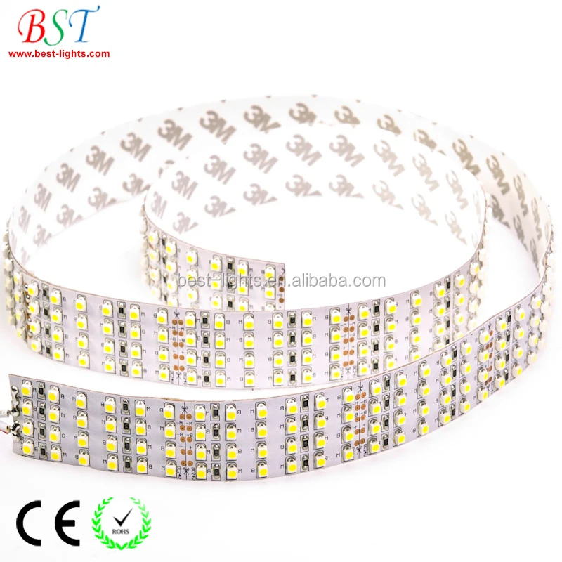 Hot Sale Quad Row Led Strip Light 38.4w/m 480leds/m 4 Lines Smd 3528 ...