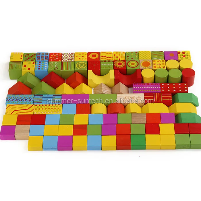 Wooden Toys City 88pcs Building Blocks For Children - Buy Building ...