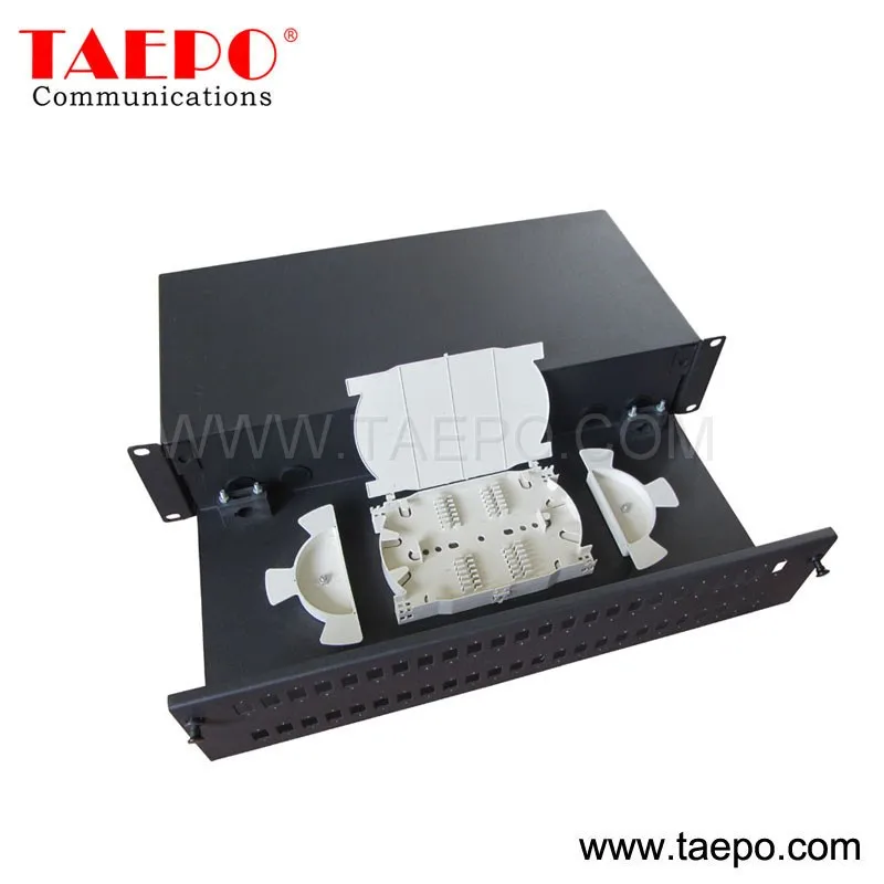 19'' Sc 24 Port Fiber Optic Distribution Odf Frame Patch Panel For ...