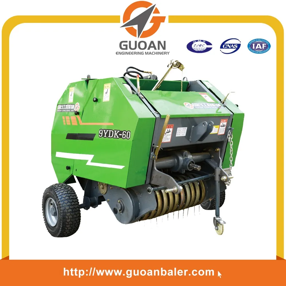Atv Pine Straw Grass Roll Mini Round Hay Baler Machine For Sale - Buy ...