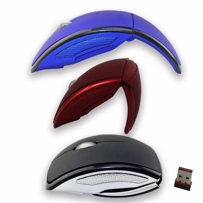 Computer Peripherals 2.4g Wireless Arc Folding Mouse - Buy Computer ...
