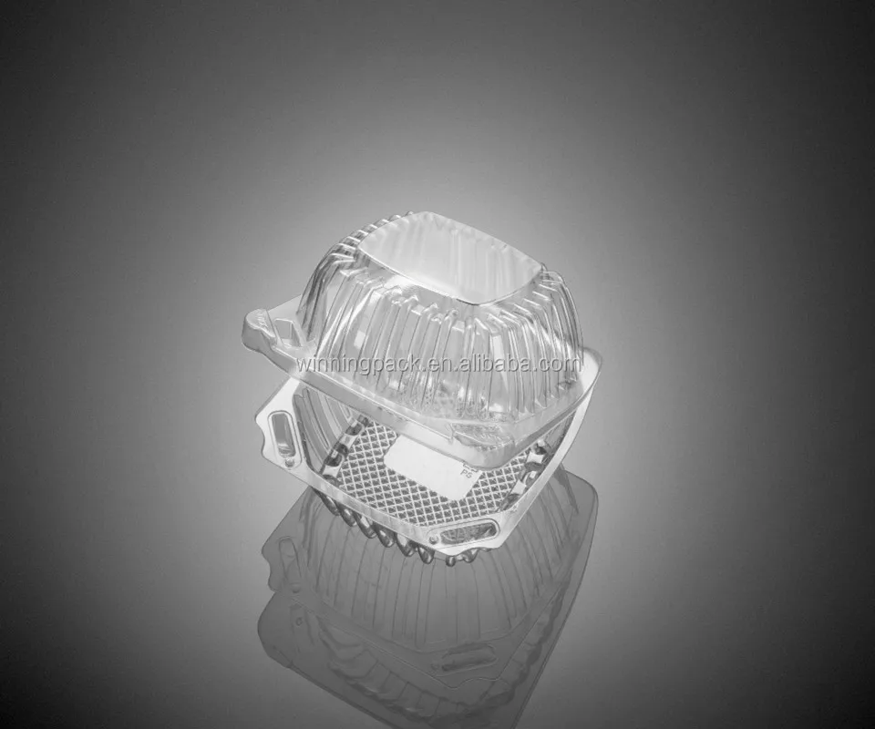 Transparent 5 And 6 Inch Clamshell Hinged Container - Buy Hinged ...