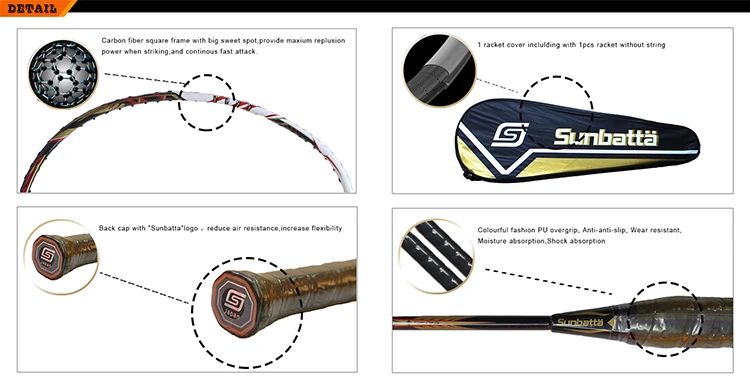 Without T Joint Badminton Racket Carbon Fiber Factory - Buy Badminton ...