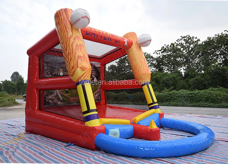 Carnival Inflatable Batter up Teeball Game - Fun & Practice