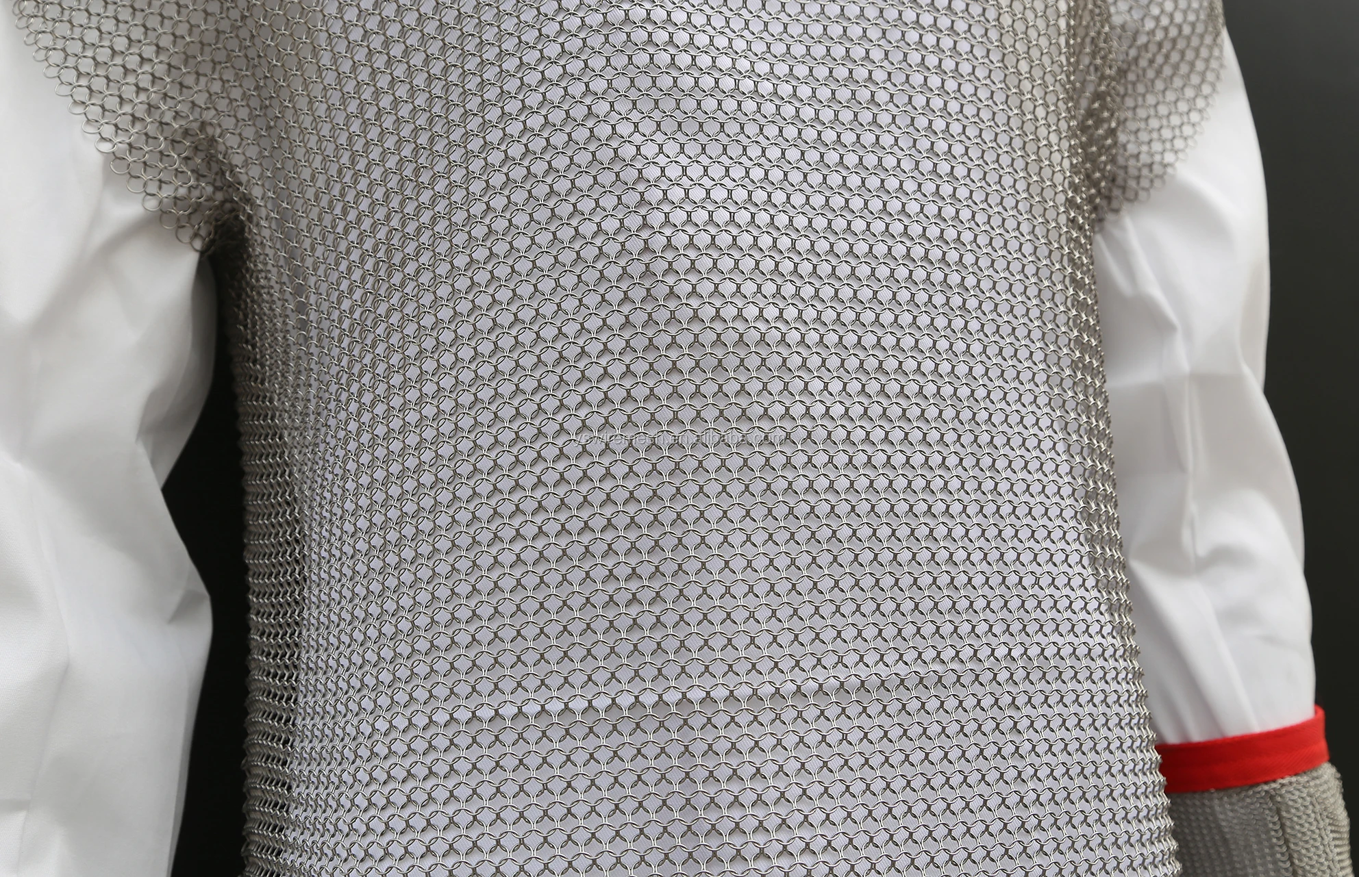 Stainless Steel Chainmail Mesh Apron for Cut Resistance