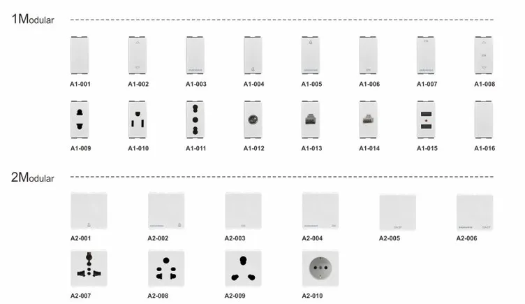 Dually Double Outlet US Standard Socket with Wall Light Swilch