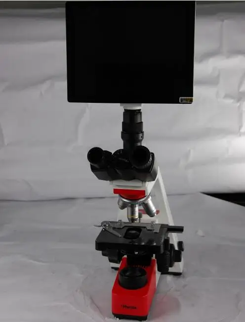 Phenix Microscope H236-A LCD Screen Digital Trinocular Biological 1600x ...