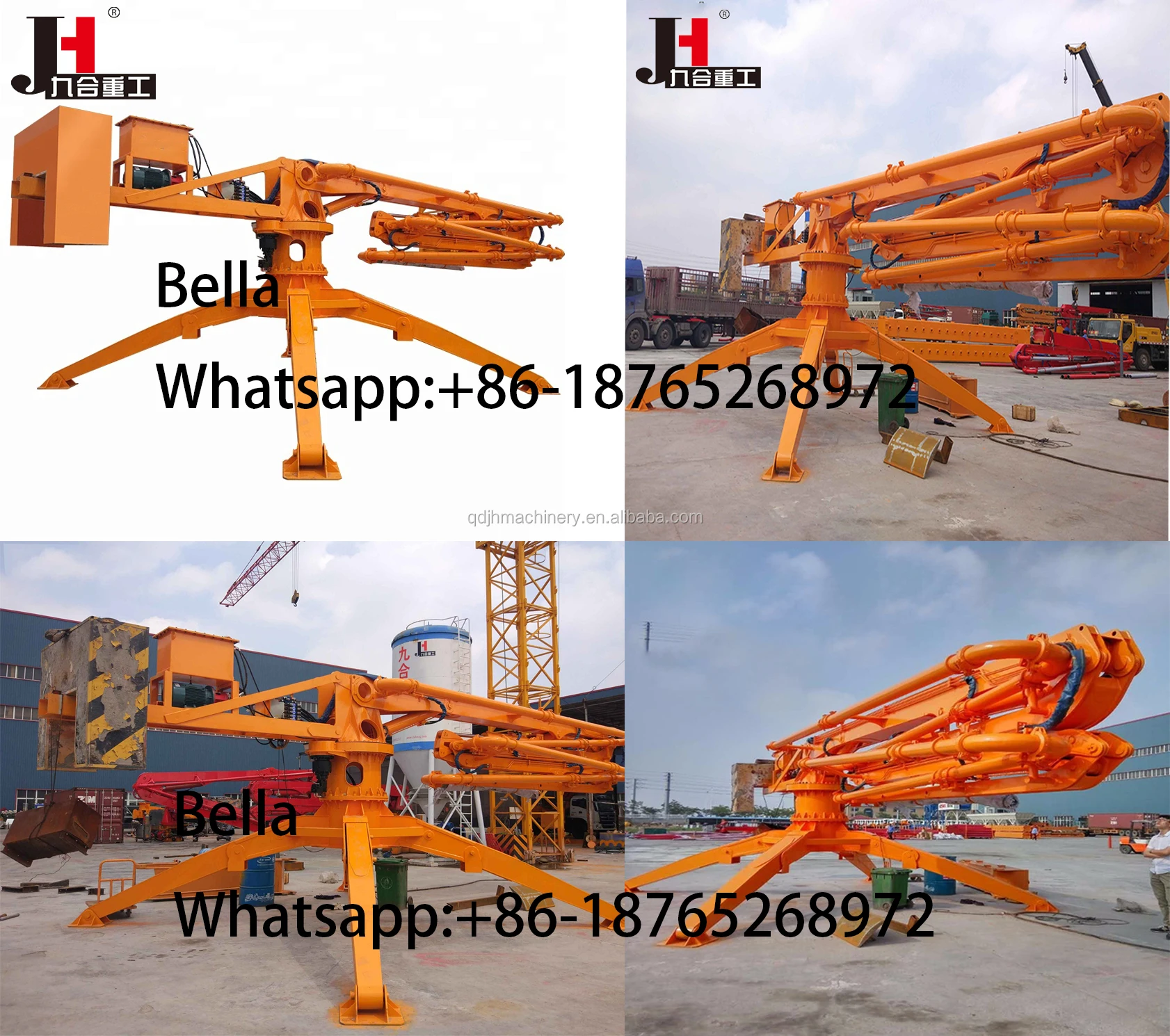 15m 17m 18m 21m Hydraulic Concrete Distributor Boom Spider Placing Boom ...