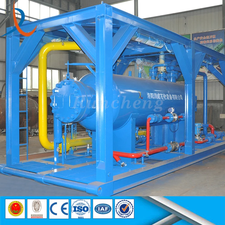 Trailer Mounted Gas Liquid Three Phase Test Separator / Three Phase ...