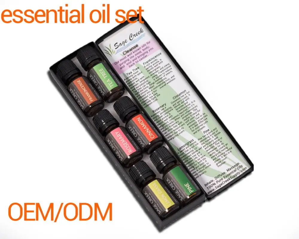 Oem Essential Oil Gift Set Of 6 Therapeutic Essential Oils Kit 6 Oils ...