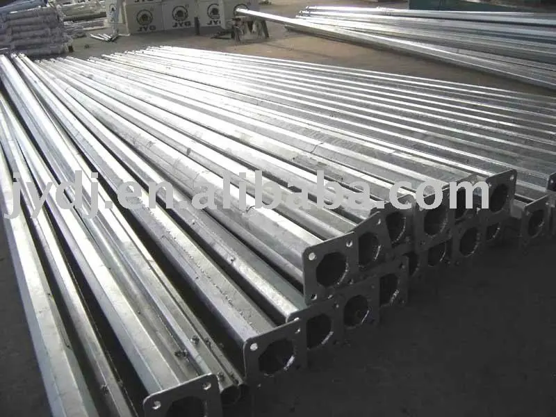 10m Hot Dip Galvanized Octagonal Steel Pole for Gardens