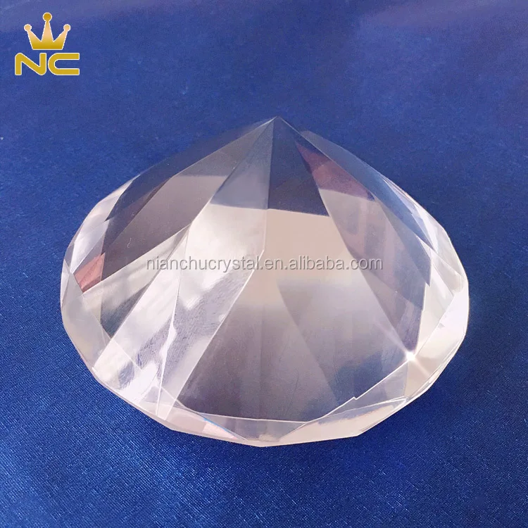 Personalized Clear Diamond Shaped Blank Glass Paperweights Wholesale ...