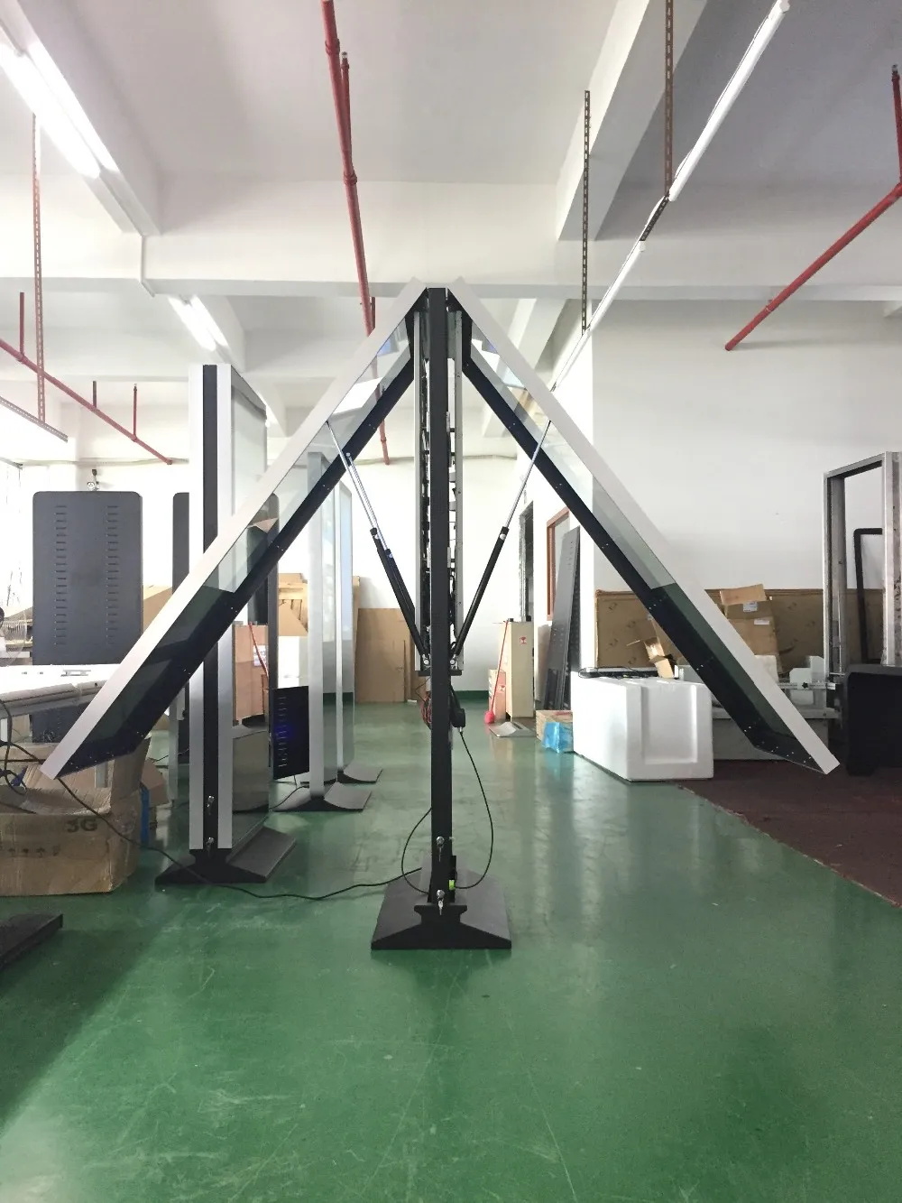 55 Inch Floor Standing Double Sided Monitors With Or Without Touch ...