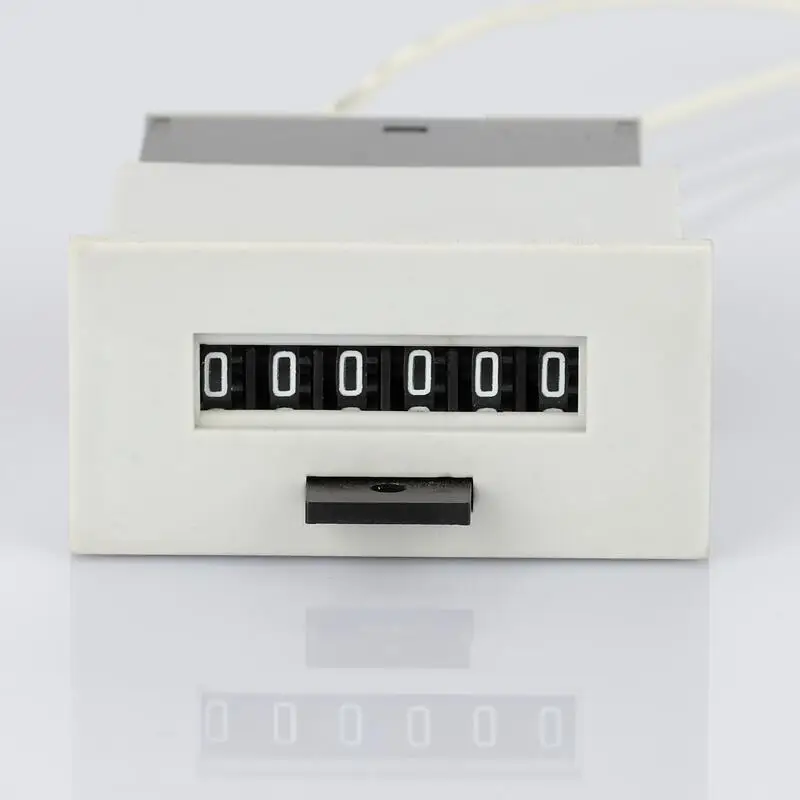 Lfc-6s 6 Digit Ac 220v 110v Dc 12v 24v Volt Electromagnetic Counter ...