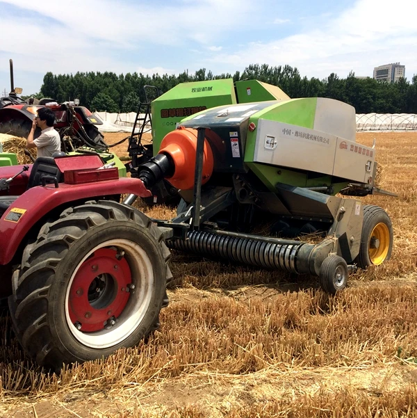 Tractor Mounted Rice Wheat Grass Straw Baler Machine for Sale