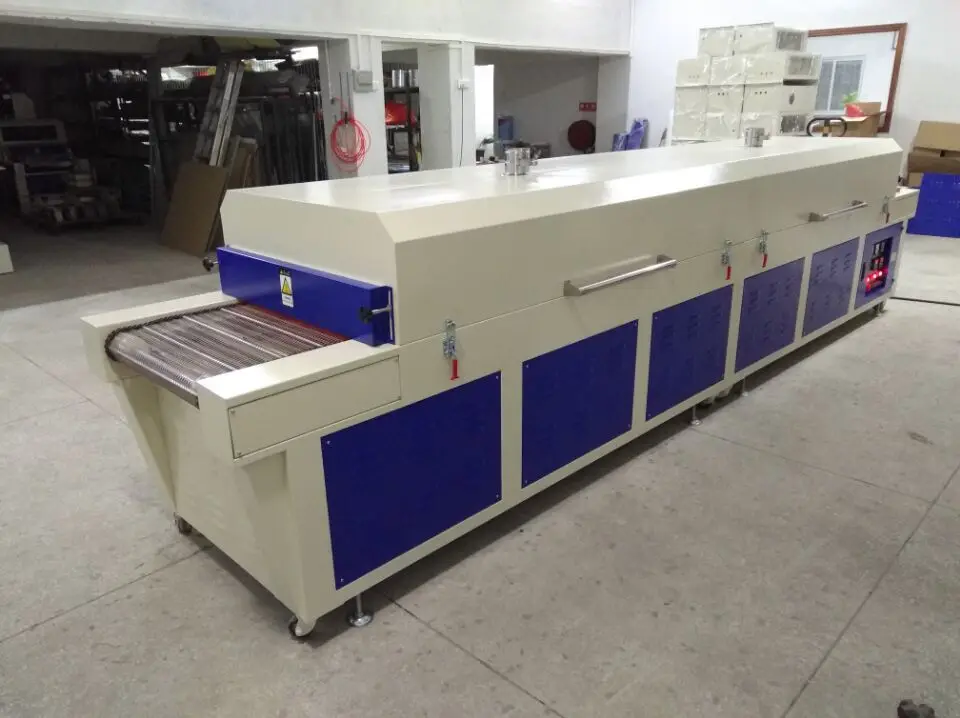 Infrared Ray,Pengering Panas Terowongan Layar Cetak Konveyor Untuk ...