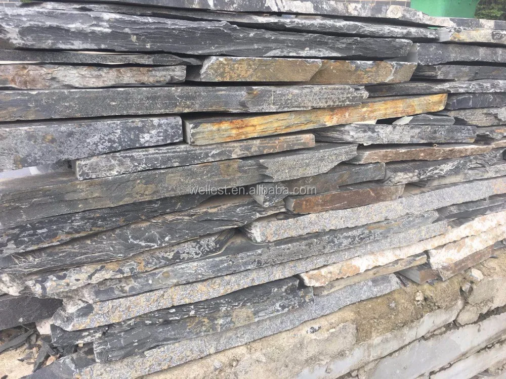 Cloudy Grey Quartzite Stone Exterior Wall Cladding