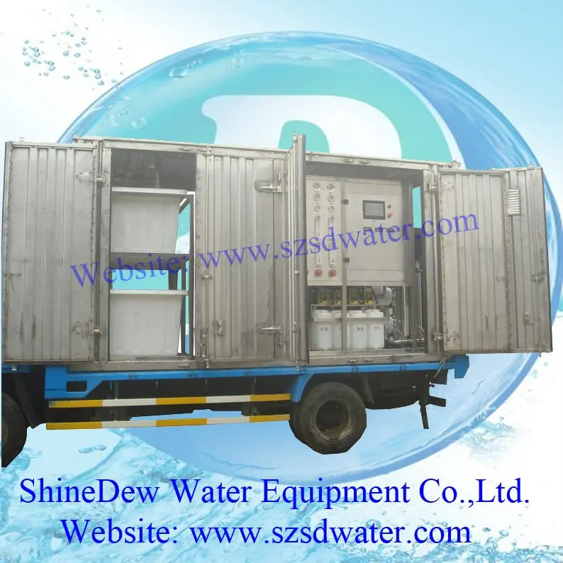 2tph Removable Water Purification System Mounted On Truck/container ...
