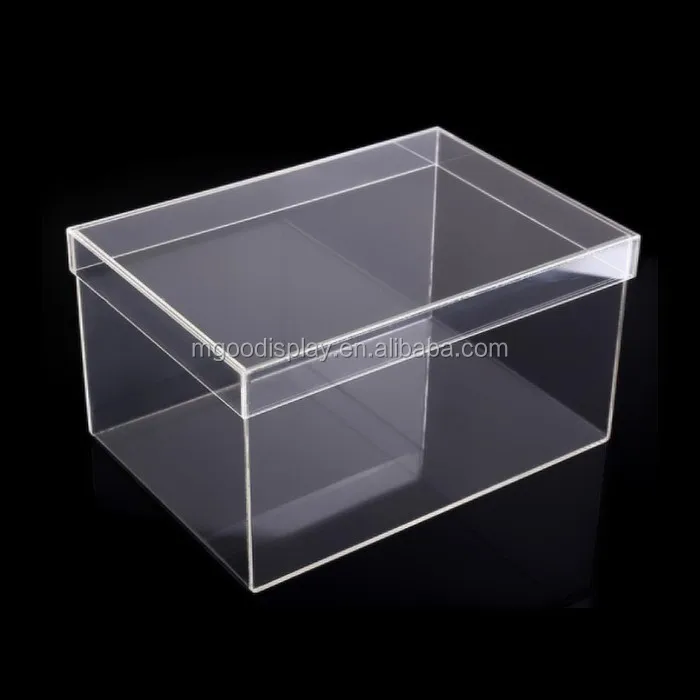 2019 Hot Unique Clear Capsule Acrylic Shoe Sneaker Box with Light
