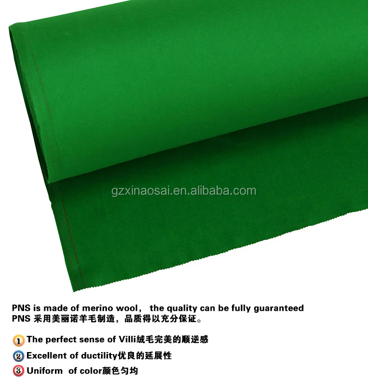 Factory Price Cloth Billiards Cloth Roll Pns 988 Snooker Billiard Table ...