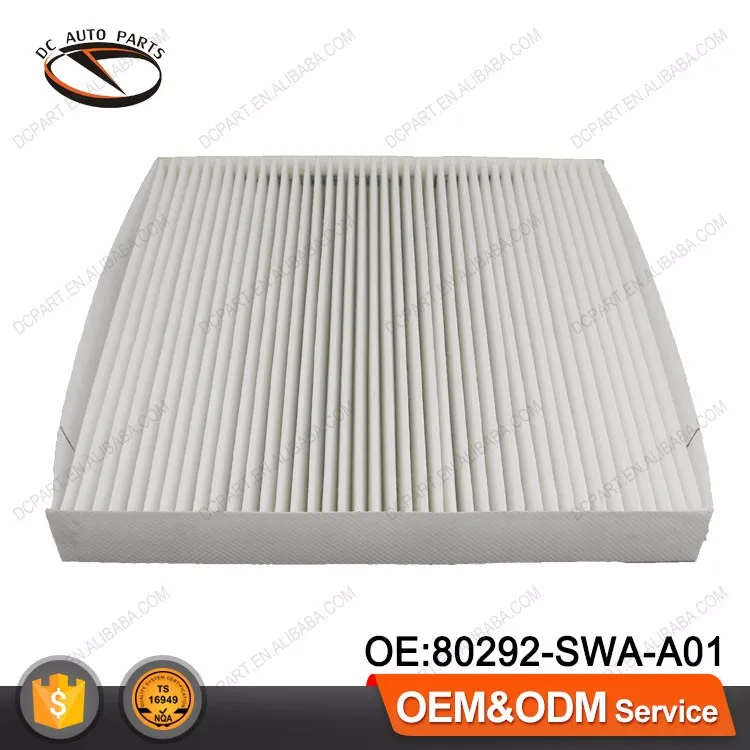 Spare Parts Cabin Air Filters For Cars 80292-swa-a01 80292-sda-a01 ...