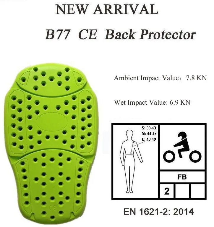 Motocross Back Protector For Garments Back Support Ce Level 2 Armor ...