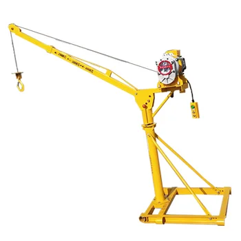 Building Roof Lifting Machine Small Mini Outdoor Indoor Portable Crane ...