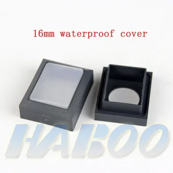 16mm Series Push Button Switch Waterproof Cover Plastic Ip67 For Round ...