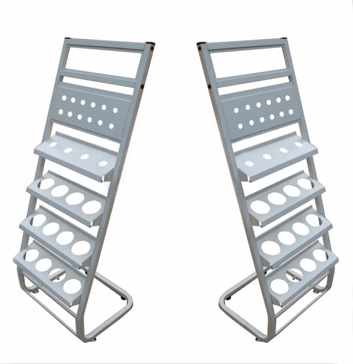 Metal Lighting Display - Elegant Lamp Bulb Racks