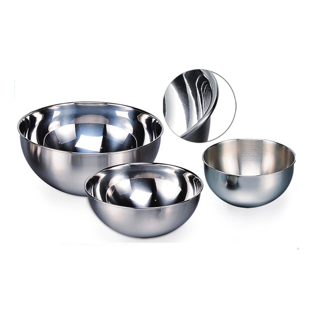 Multi Functional Kitchen Set - Stainless Steel Salad Bowls
