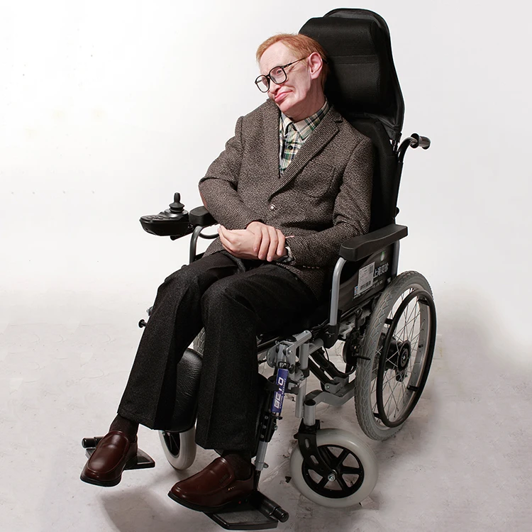 Wax Museum Exhibits Human Size Silicone Scientists Sculpture