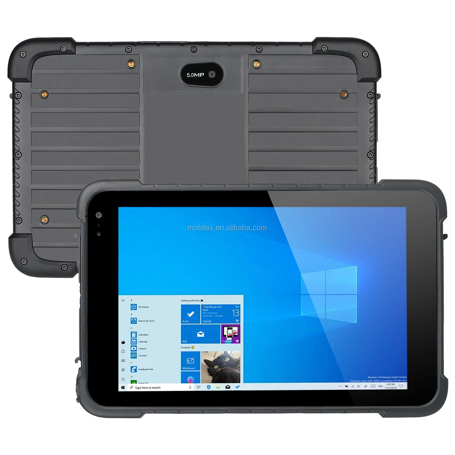 For The Windows 10 Os And Android Os 2 In 1 Rugged Industrial Tablet ...