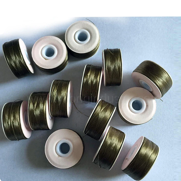 High Quality Pre Wound Bobbin Thread 70d/2 Colorful L Size Paper Side ...