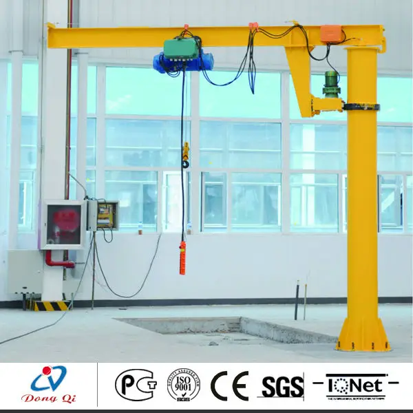 High Durability Electric Swing Arm Hoisting 10 Ton Jib Crane With Solid ...