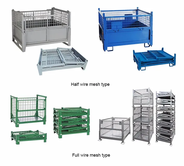 Heavy Duty Folding Steel Pallet Box - Buy Steel Pallet Box,Folding ...