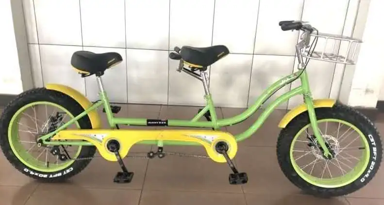 Two Person Tandem Snow Bike - Comfort & Fun in Every Ride