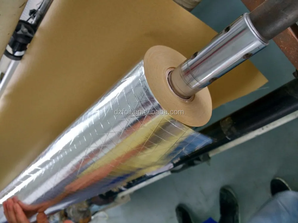 Aluminum Foil FSK Facing with Fiberglass Scrim Kraft Paper