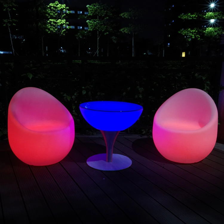Modern Lighting LED Round Table - Perfect for Hotels & Malls