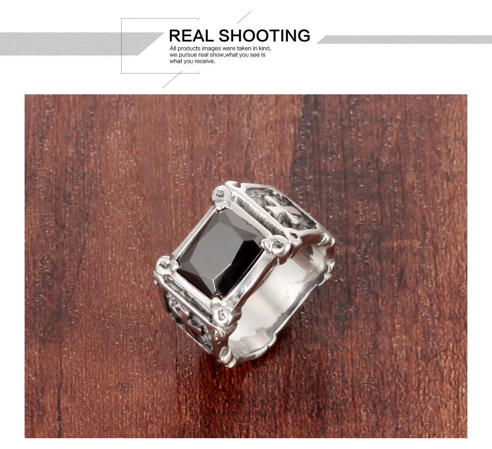 New Products 2021 Big Crystal Saudi Arabia Silver Men Rings - Buy Saudi ...