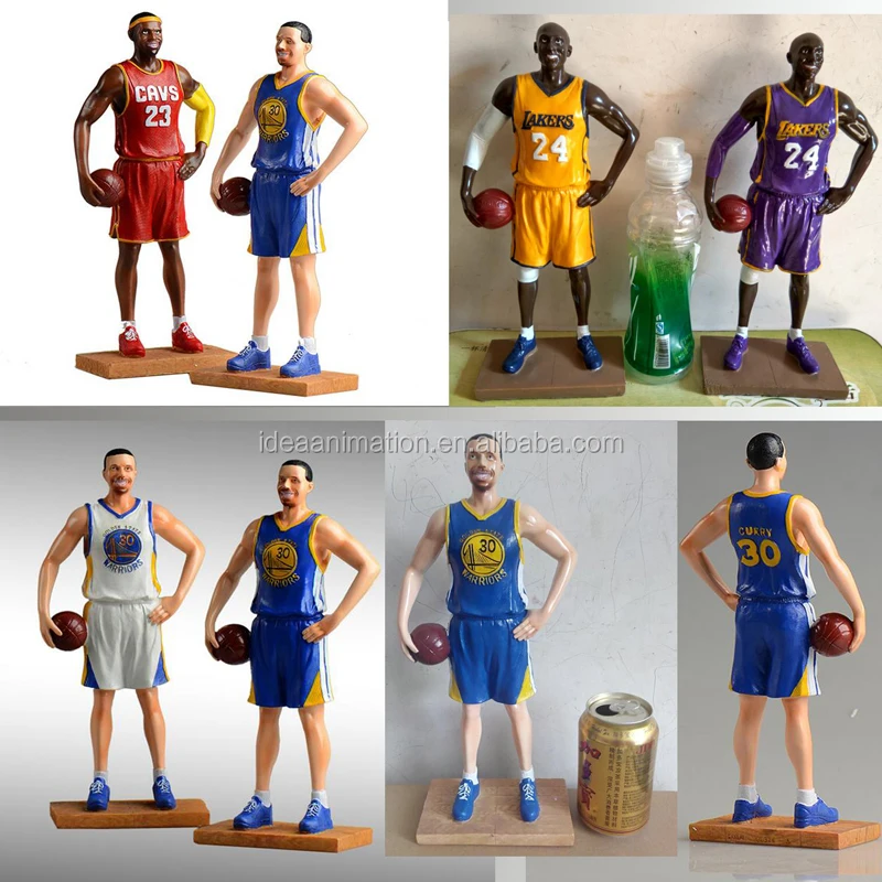Custom All Kinds Of Figures Resin Basketball Player Figure With Base ...