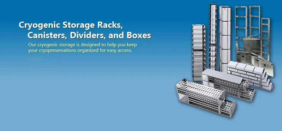 Perfect Cryogenic Storage Racks Cryoboxes For Freezing Biobank Cylinder ...