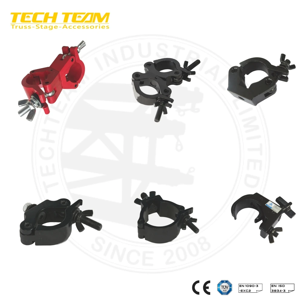 D50 Aluminum Tube Clamp With Conical Connector Truss Clamps - Buy Tube ...