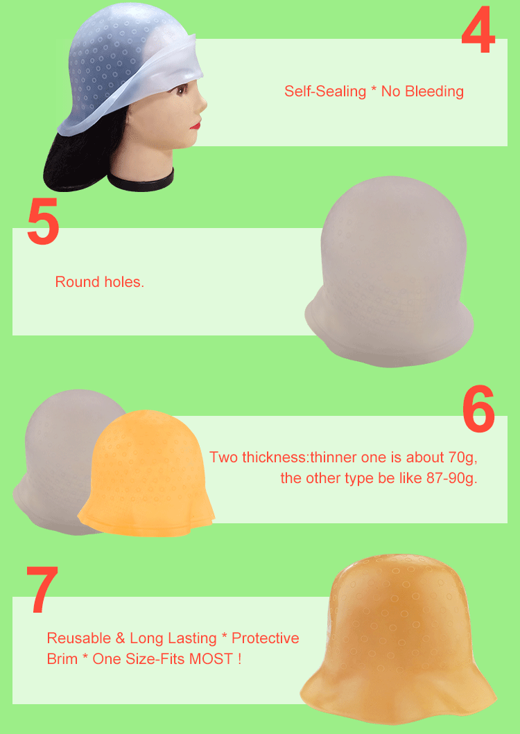 MAGICAP Hair Color Frosting and Tipping Cap - Eco-friendly