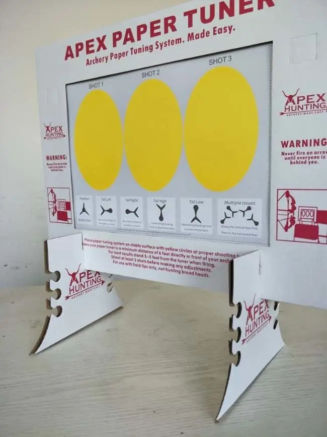 Outdoor Archery Paper Tuning System - 3D Shooting Targets