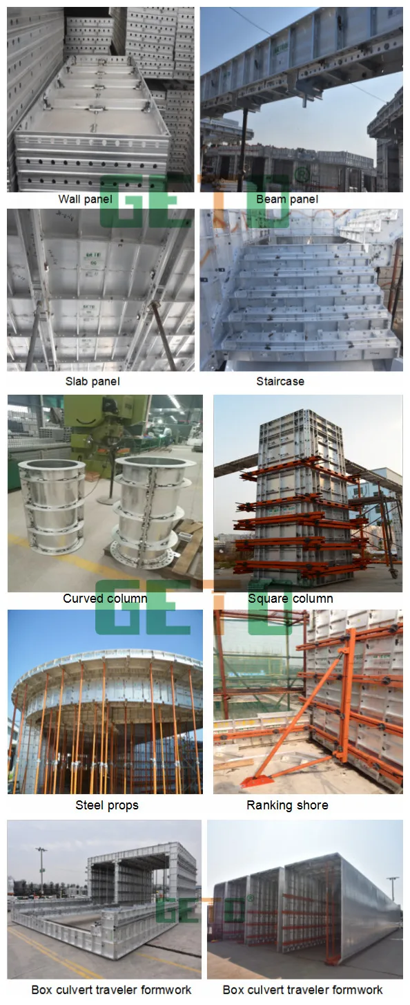 GETO Assembled Monolithic Structure Slab Formwork for Concrete