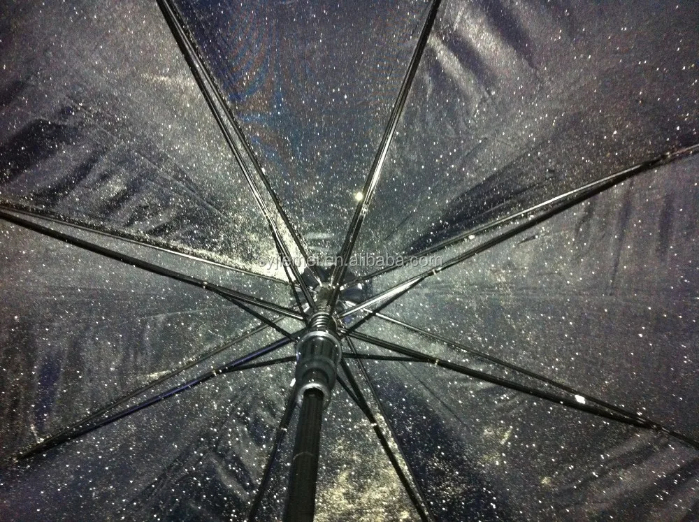 Reflective Umbrella Stick Umbrella Glow Night Umbrella with Plastic ...