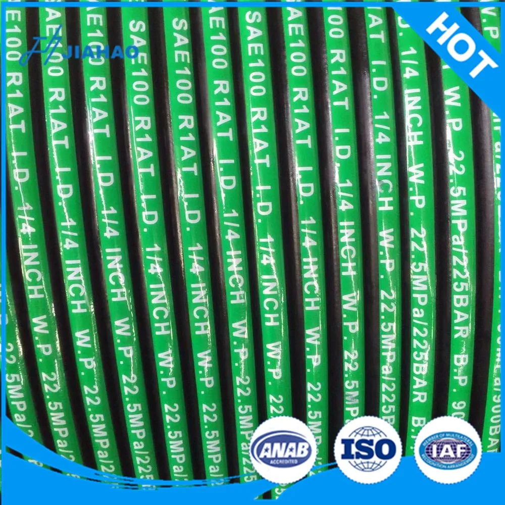 Sae 100r1 R2 Dn En853 1sn 2sn High Pressure Steel Wire Braided Flexible ...